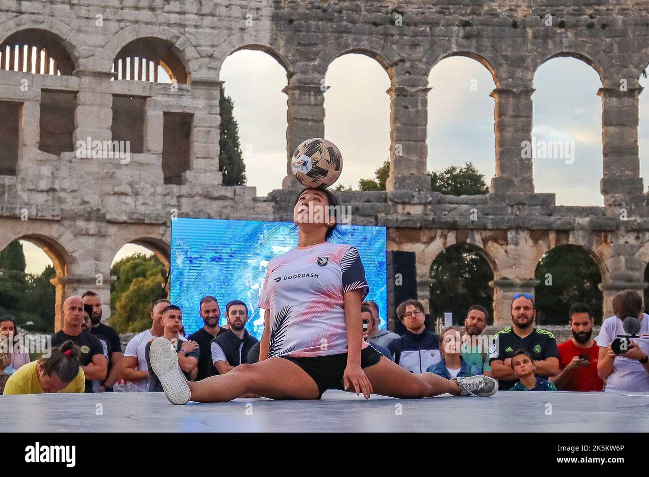 Caitlyn Schrepfer from the USA is the winner of the world finals of the ...