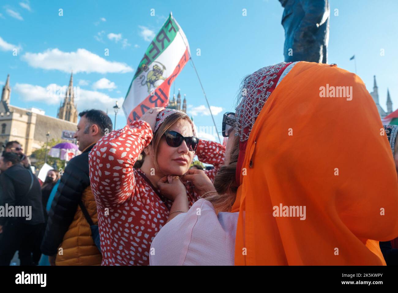 Iranian protests Continue across London, as Iranian Government continue ...