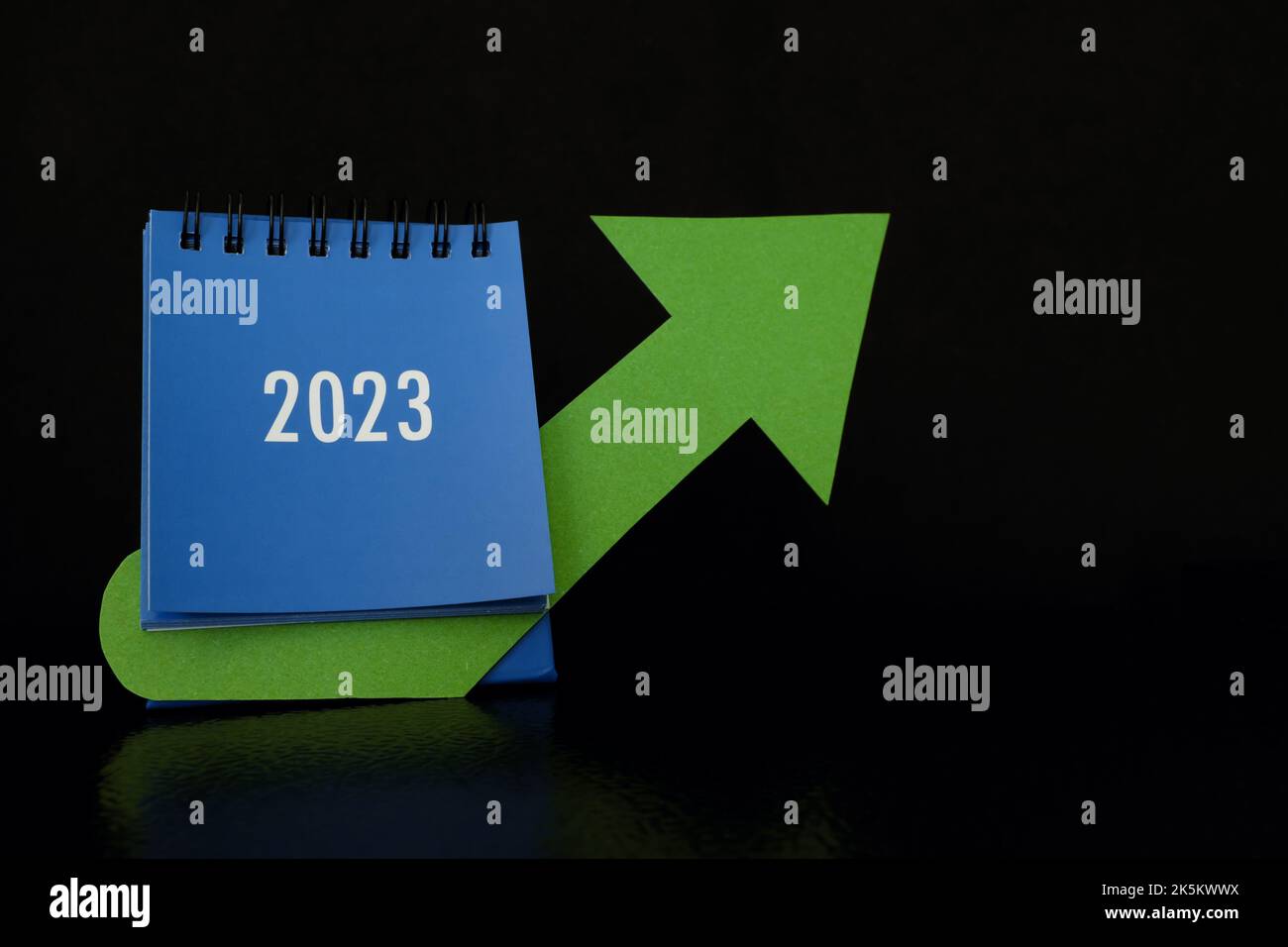 Year 2023 Economic Growth And Recovery After Financial Crisis Concept