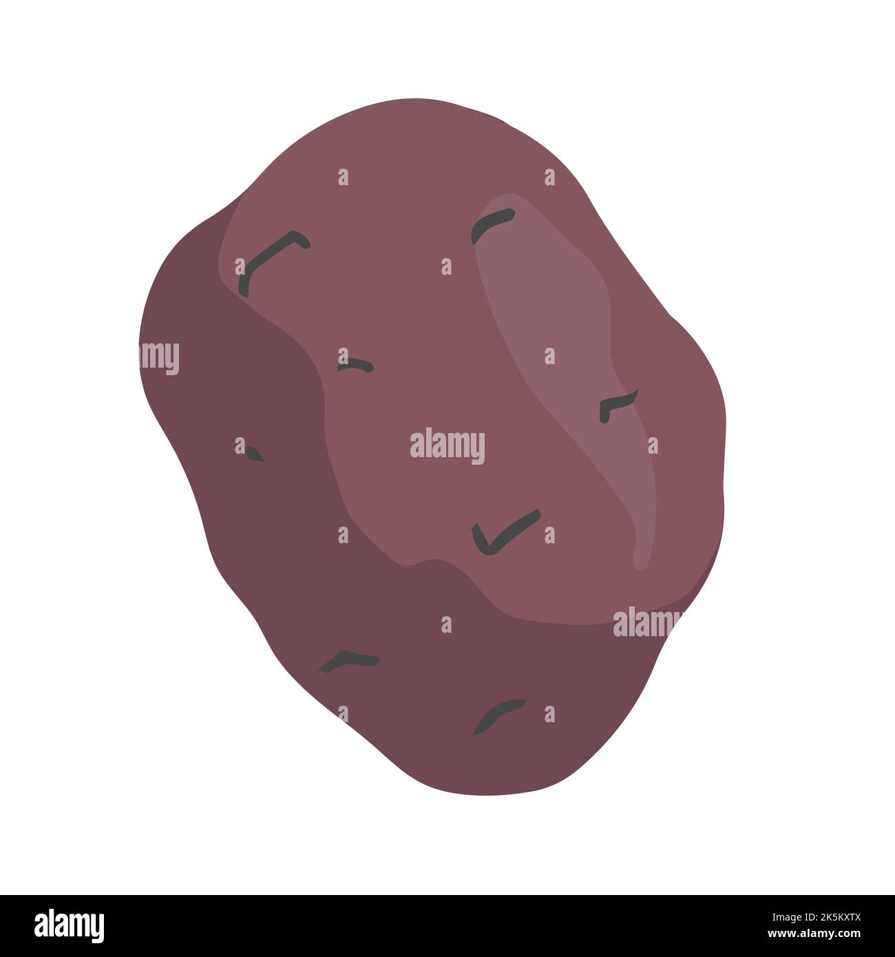 Vector product icon vegetable white potato. Light tubers of potatoes of ...