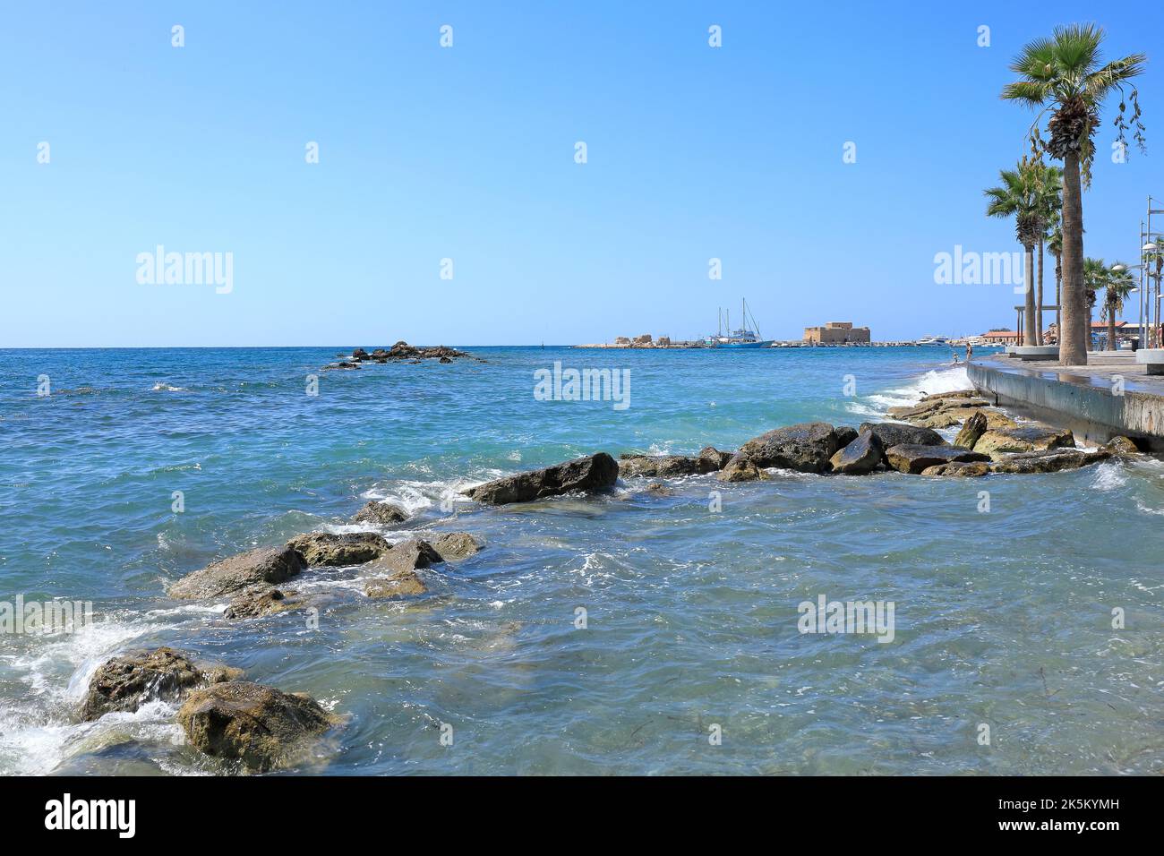 Kato paphos sea front hi-res stock photography and images - Alamy
