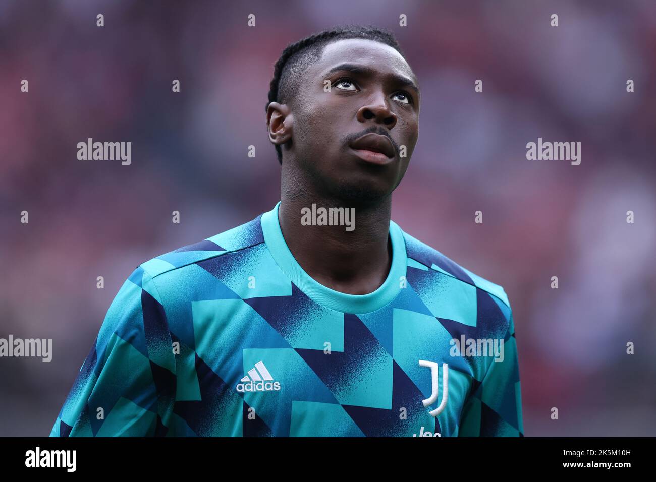 Milan, Italy. 8th Oct 2022. Moise Kean of Juventus Fc during warm up ...