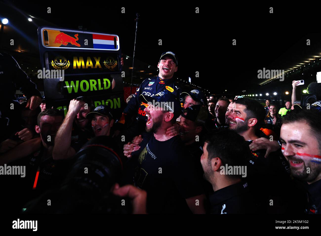 Suzuka, Japan. 9th Oct 2022. Race winner Max Verstappen (NLD) Red Bull ...