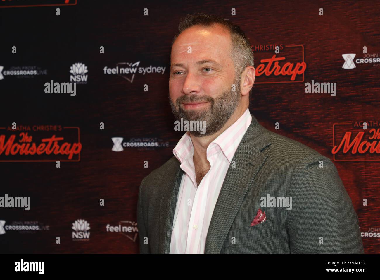 Sydney, Australia. 9th October 2022. Steve Pennells arrives on the red ...
