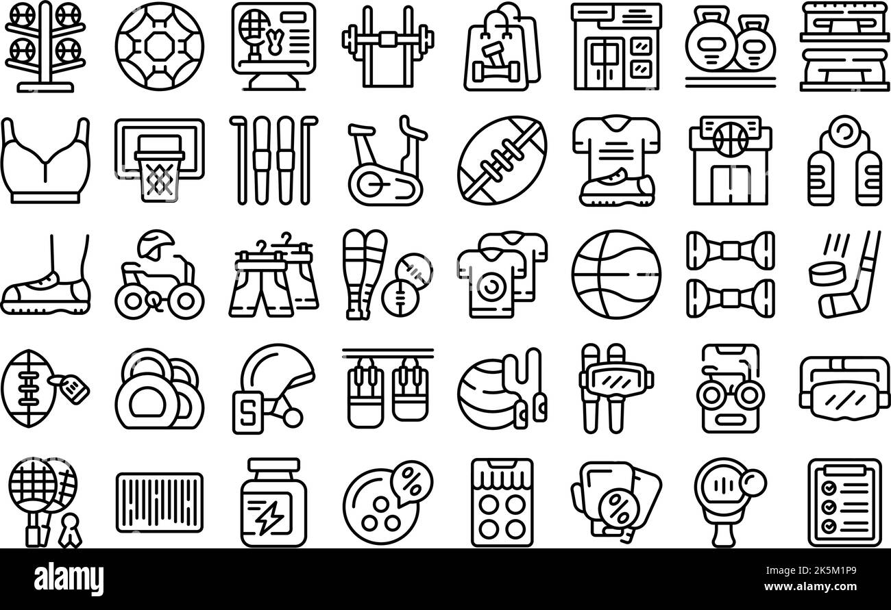 Store for sporting goods Stock Vector Images - Alamy