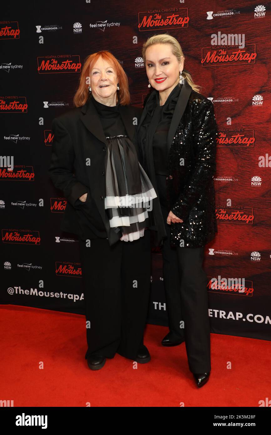 Sydney, Australia. 9th October 2022. Eileen Bond and Melissa Hoyer ...