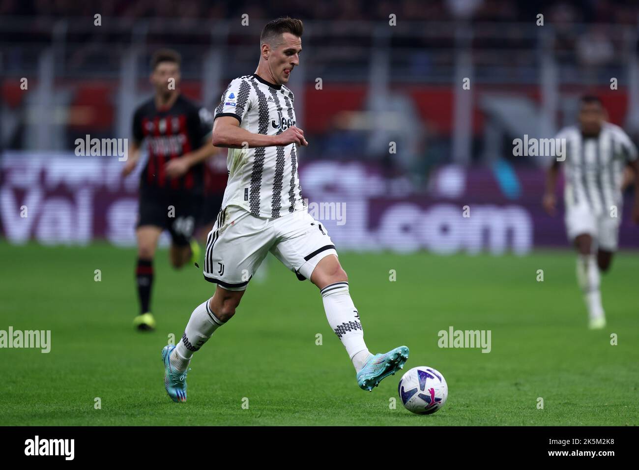 Milan, Italy. 8th Oct 2022. Arkadiusz Milik of Juventus Fc in action ...