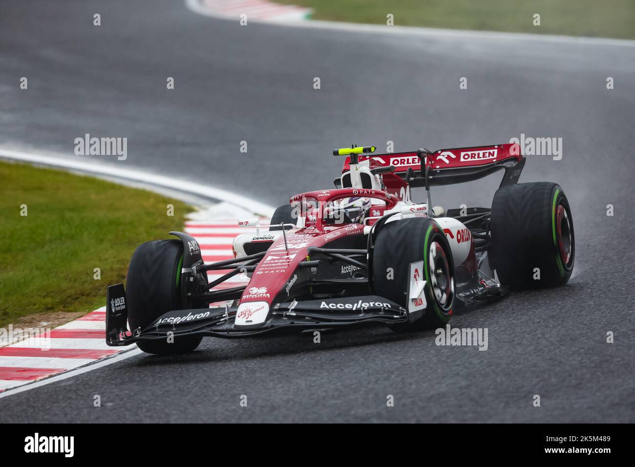 24 ZHOU Guanyu (chi), Alfa Romeo F1 Team ORLEN C42, action during the Formula 1 Honda Japanese ...