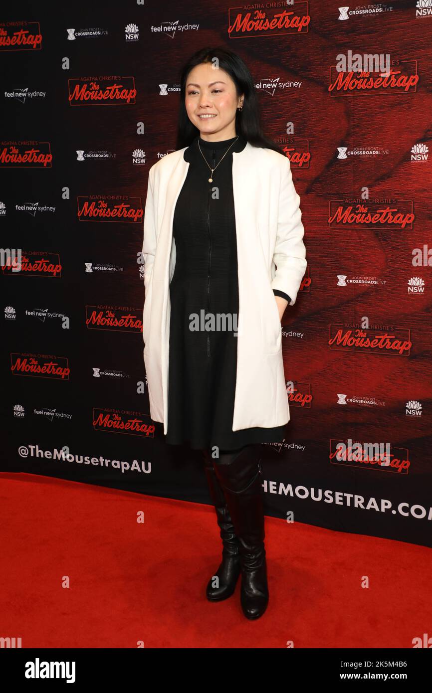 Sydney, Australia. 9th October 2022. Jenny Wu arrives on the red carpet ...