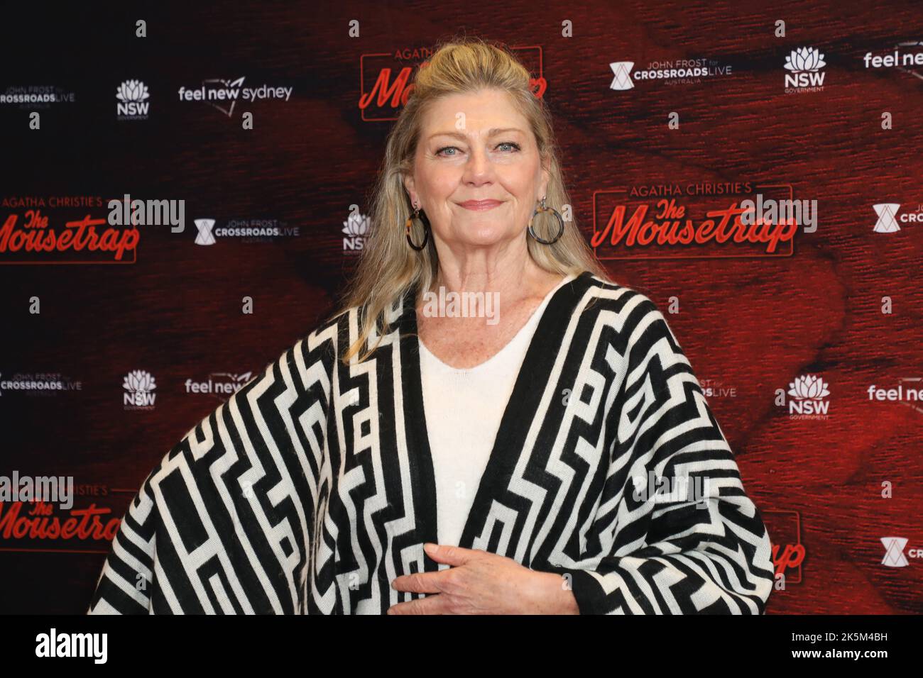 Sydney, Australia. 9th October 2022. Tina Bursill arrives on the red ...