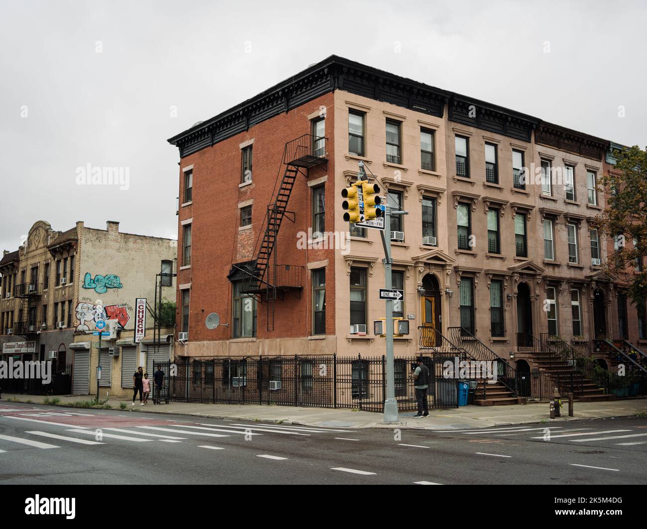 Architecture at the corner of St. Marks Avenue & Rogers Avenue, Crown ...