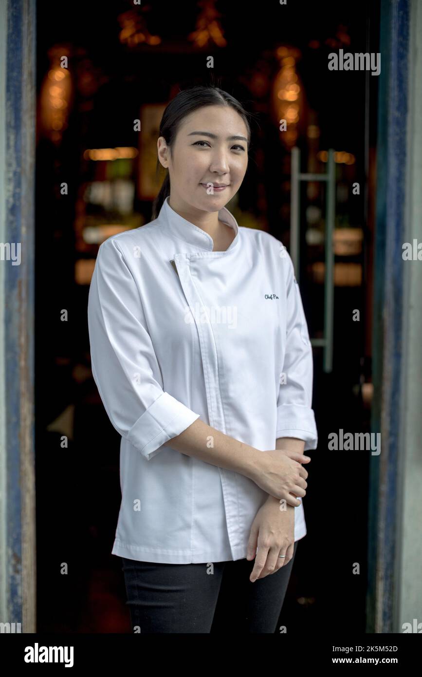 Chef owner Pichaya Soontornyanakij (Chef Pam) at Potong restaurant in ...
