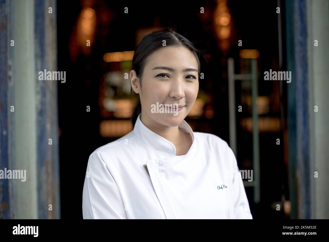 Chef owner Pichaya Soontornyanakij (Chef Pam) at Potong restaurant in ...