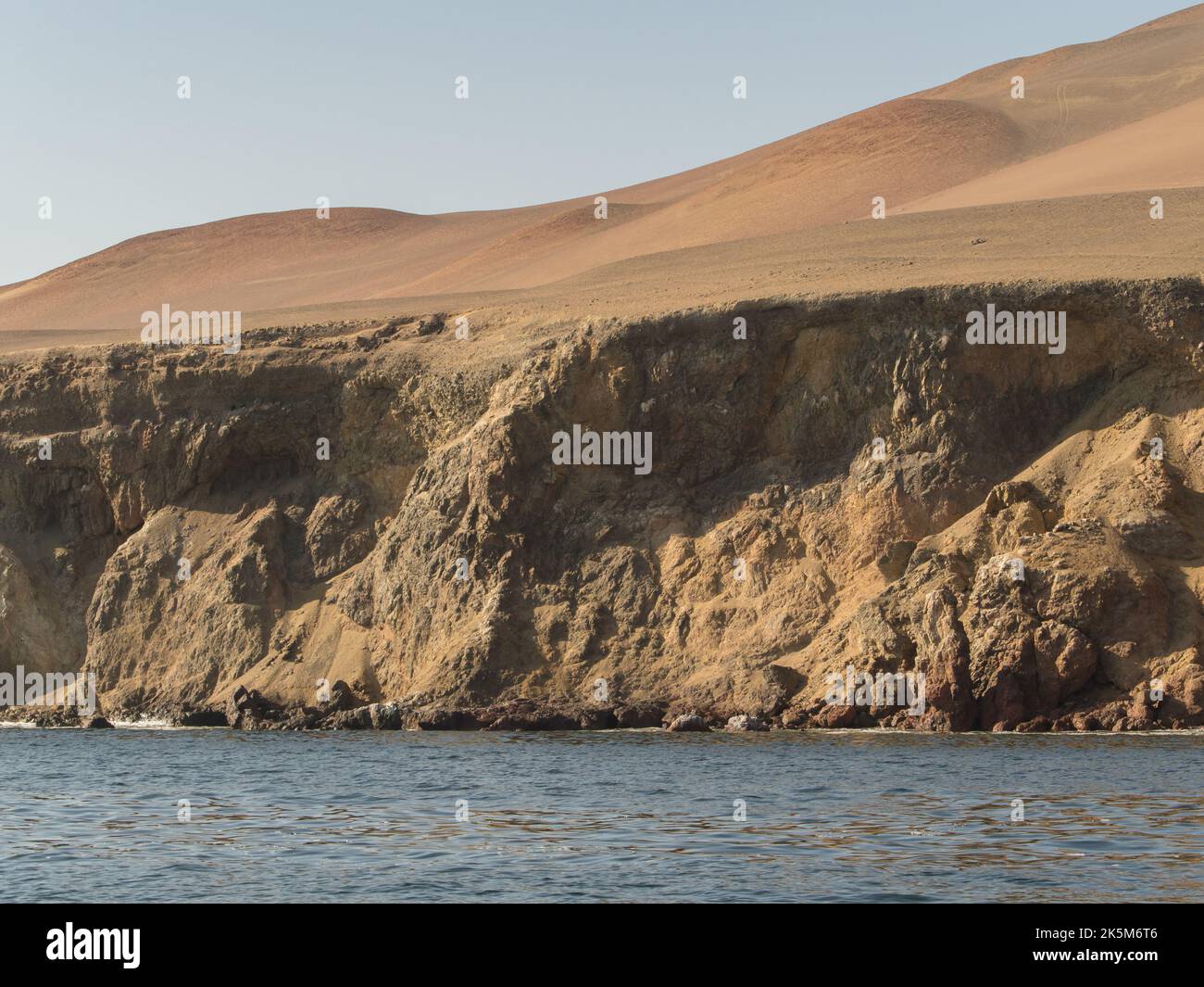 Paracas National Reserve near Paracas, Peru. South America Stock Photo ...