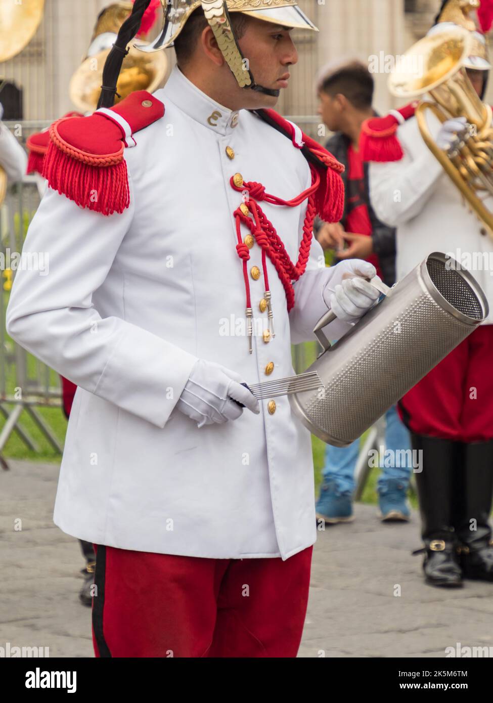 Lima, Peru - December 12, 2019: Guard of the Presidential Palace are ...