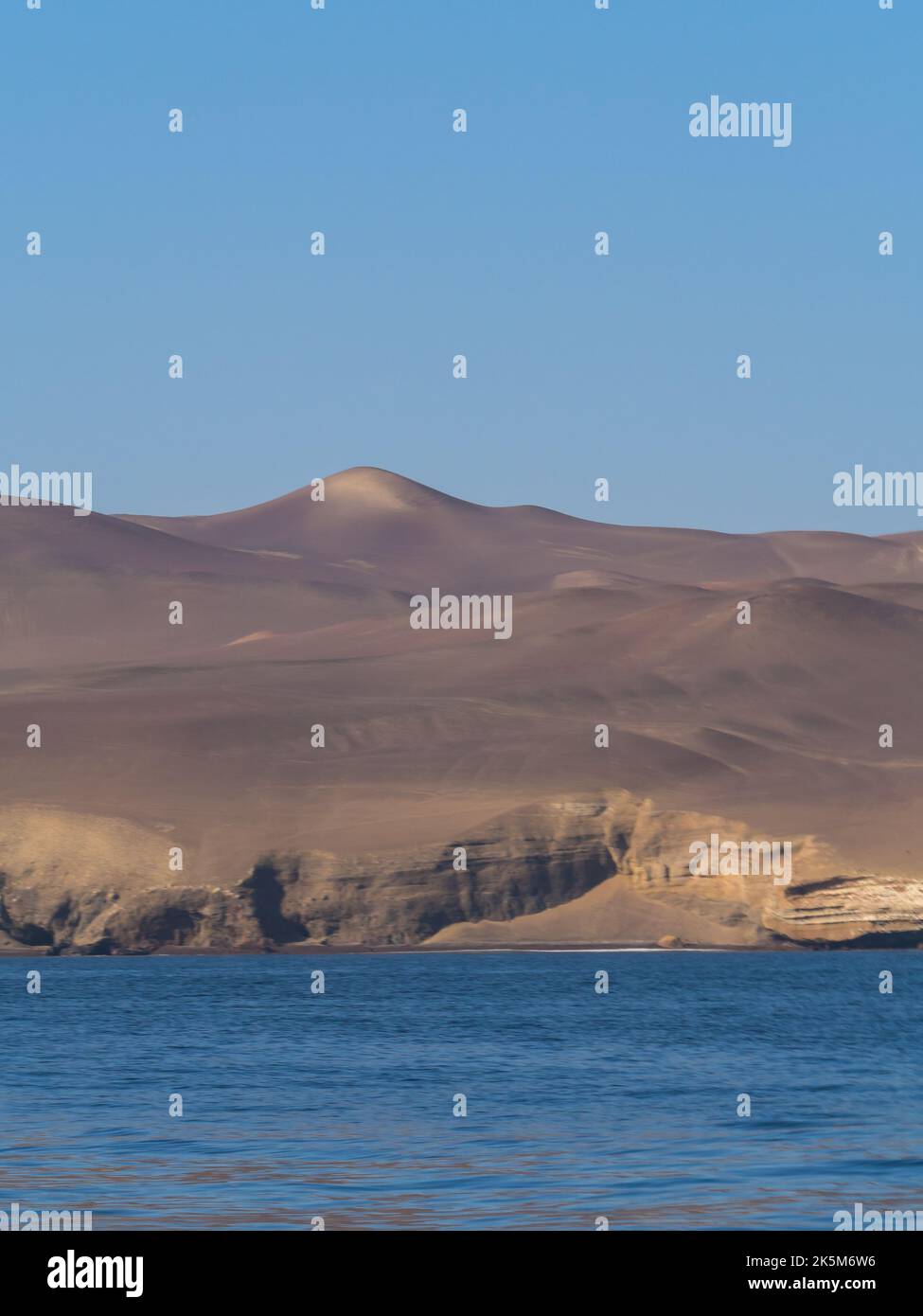 Paracas National Reserve near Paracas, Peru. South America Stock Photo ...