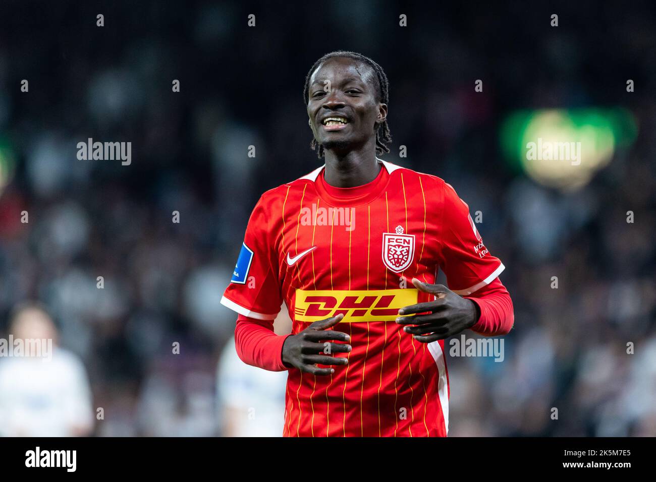 Copenhagen, Denmark. 08th Oct, 2022. Mohammed Diomande (10) of FC ...