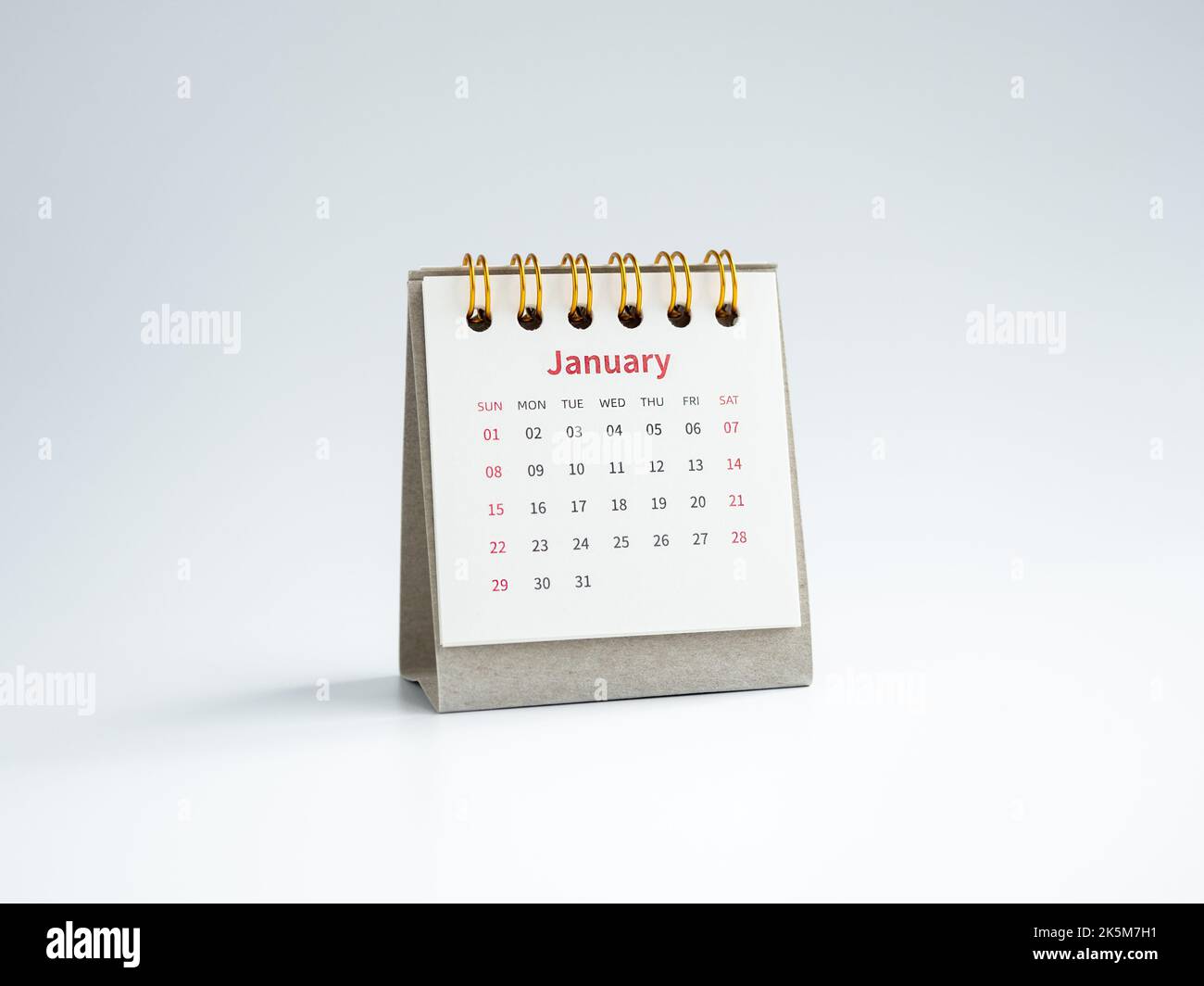 A January 2023 calendar desk for the organizer to plan and reminder ...