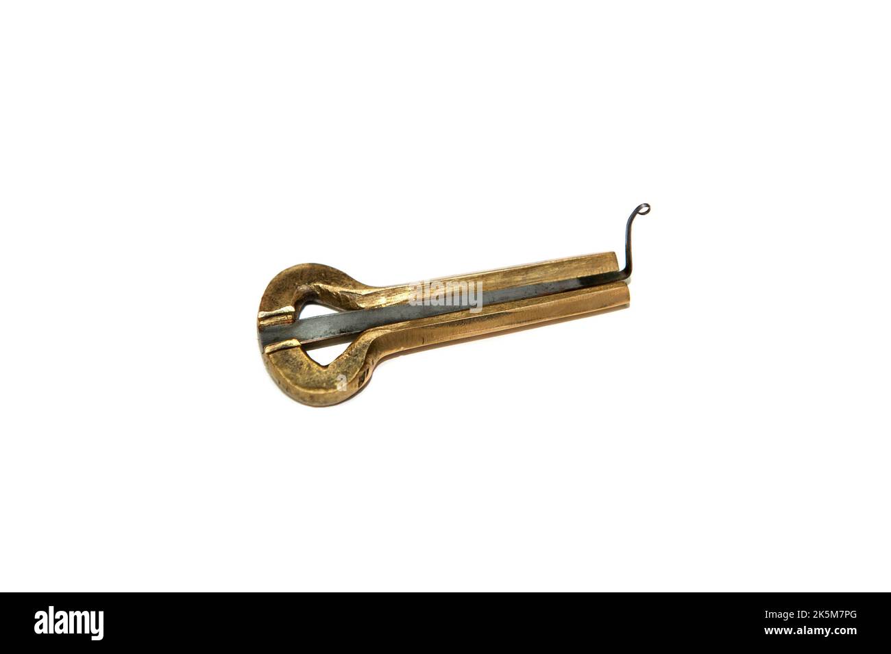 jew's harp musical instrument isolated on white background Stock Photo ...