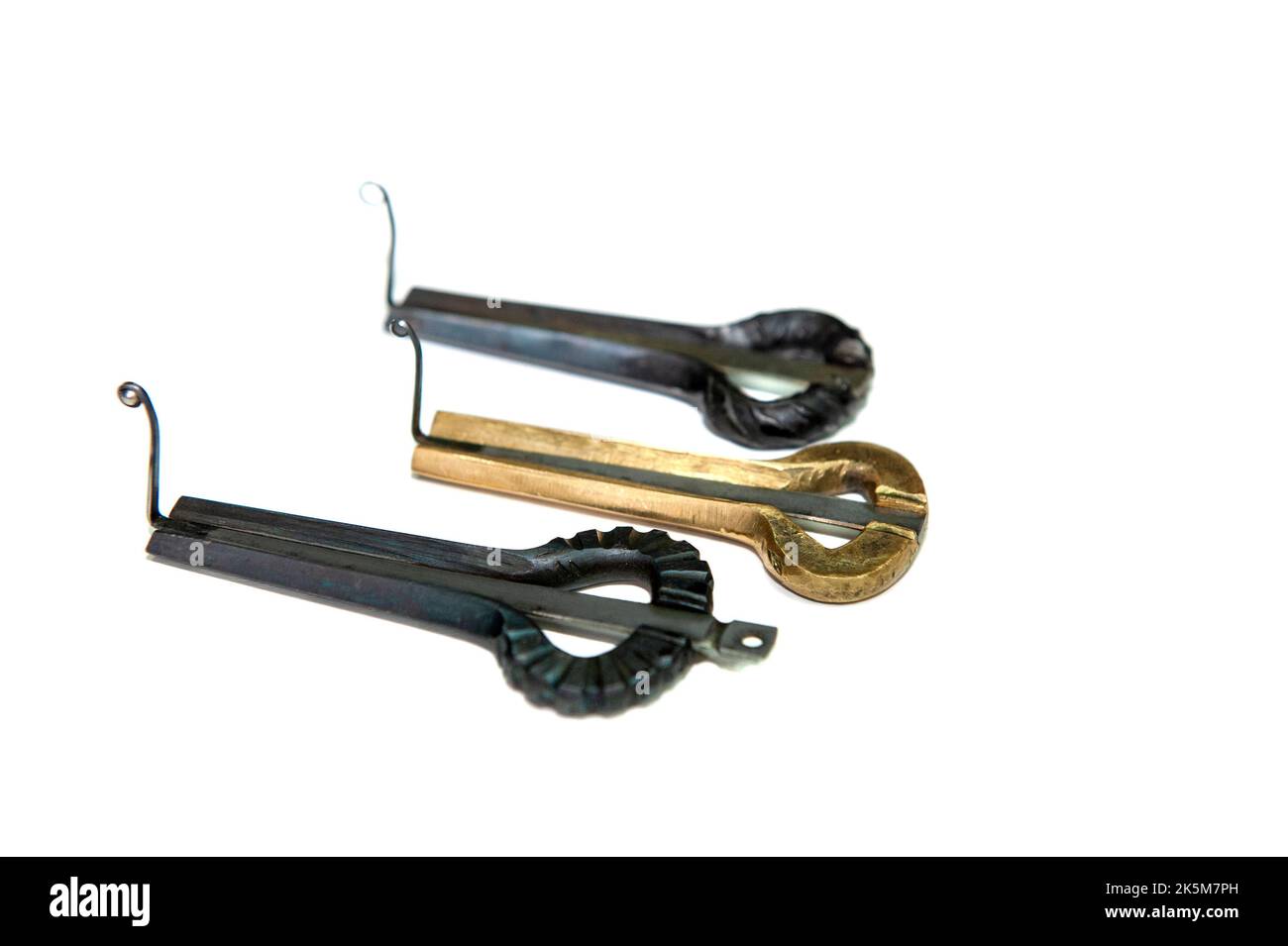 jew's harp musical instrument isolated on white background Stock Photo ...