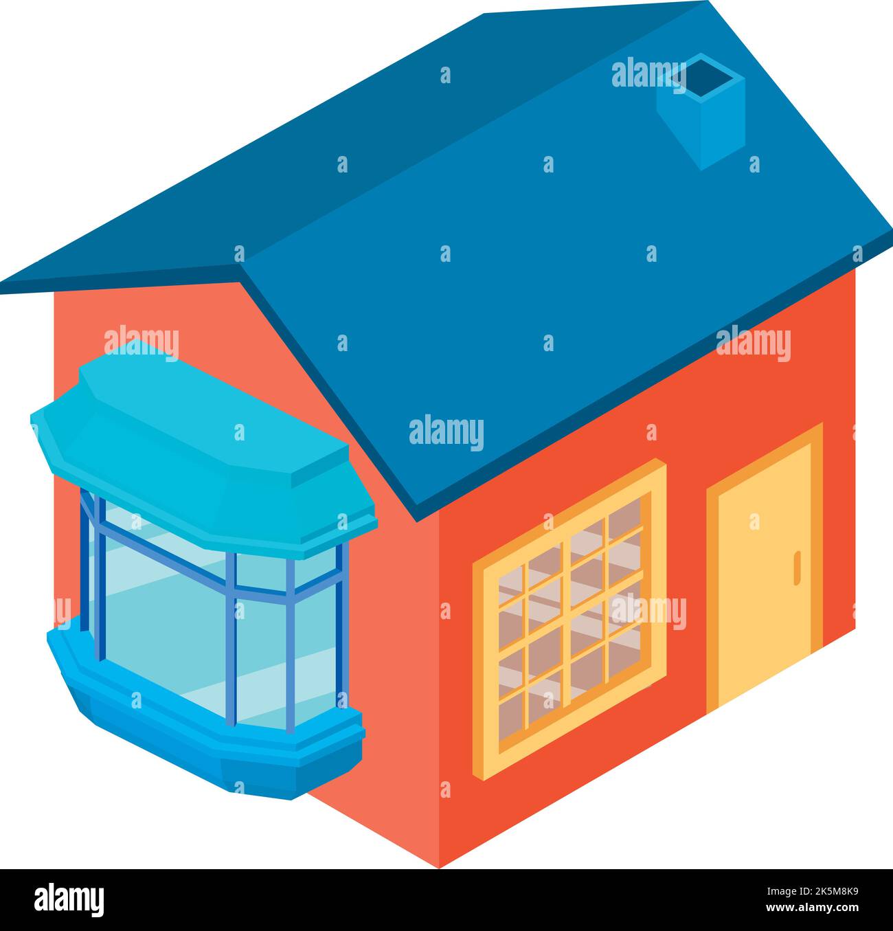 One storey dwelling Stock Vector Images - Alamy