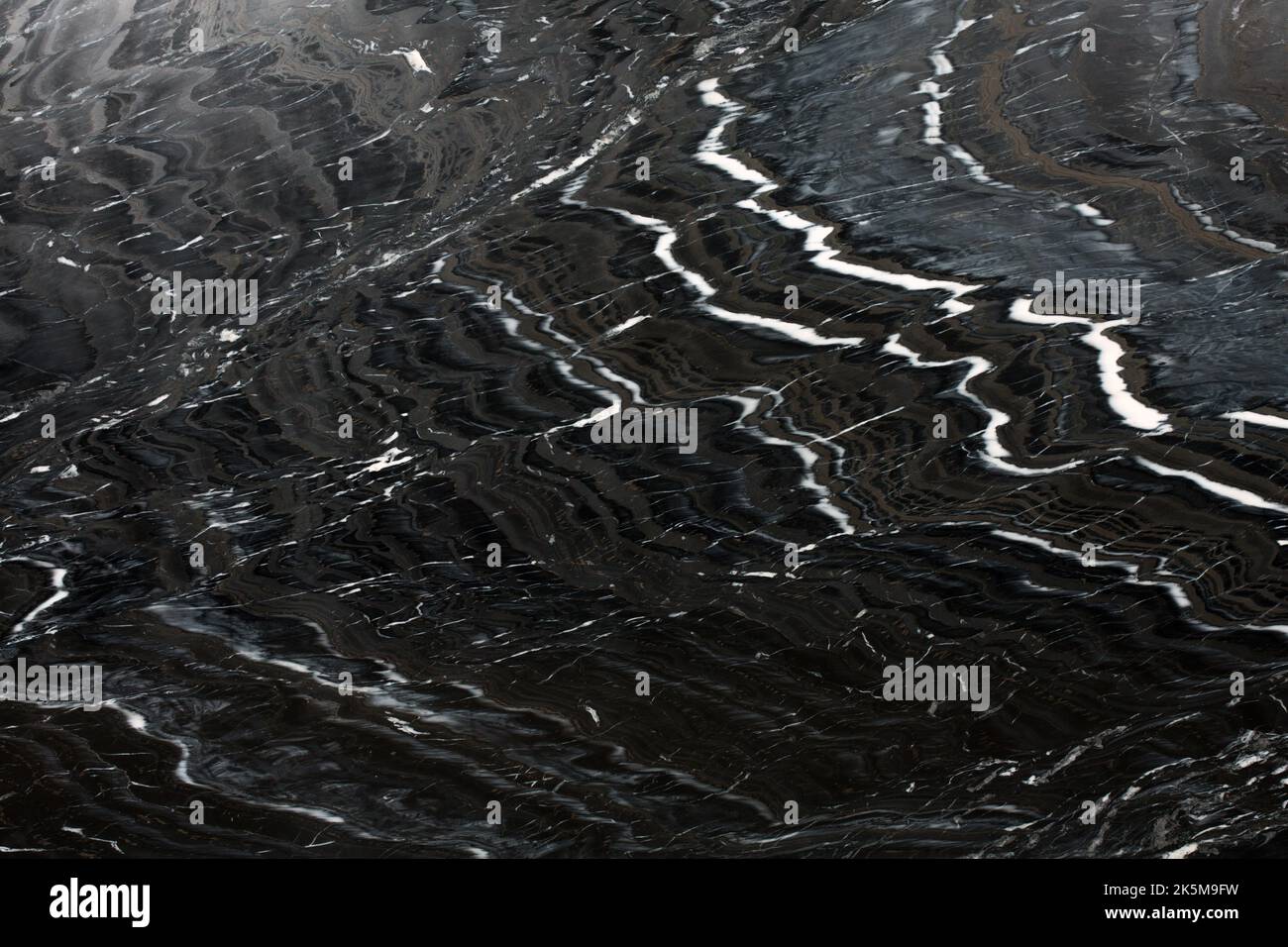 Nero kenya, natural marble stone texture, photo of slab. Matt dark ...