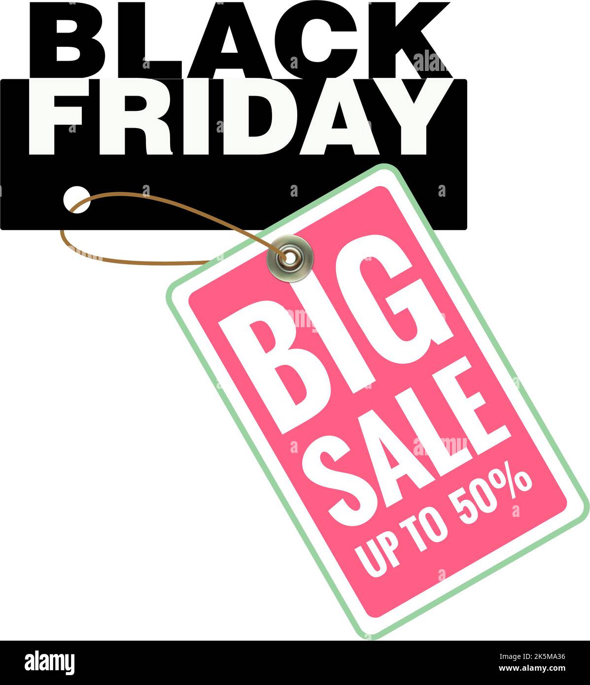 Discounts black friday design Cut Out Stock Images & Pictures - Alamy