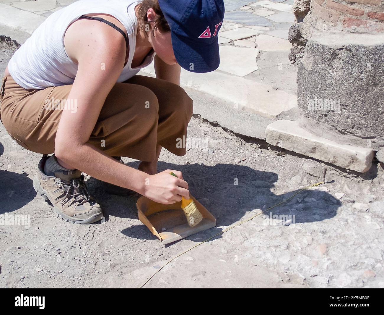 Archaeologists excavate a section of Pompeii, Italy Stock Photo - Alamy