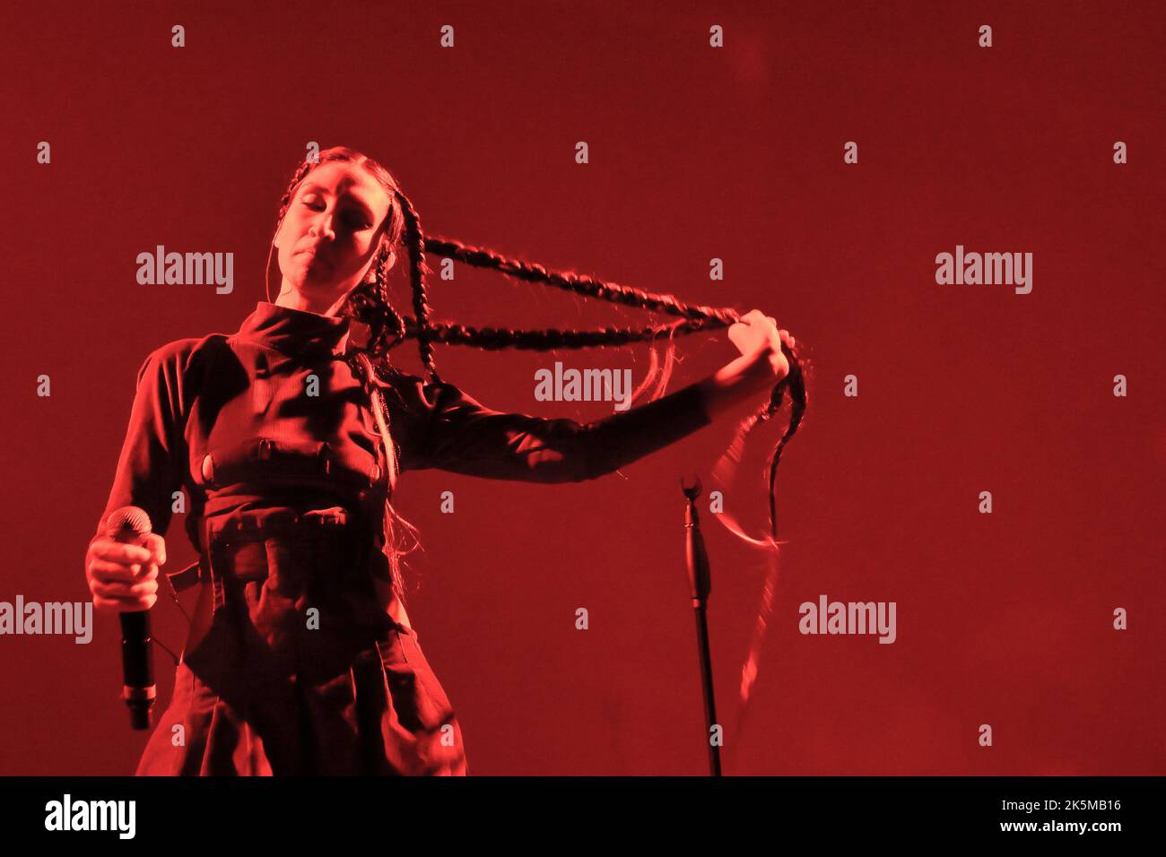 Nava during the Concert at Roma Europa Festival 2022 on October 8, 2022 ...