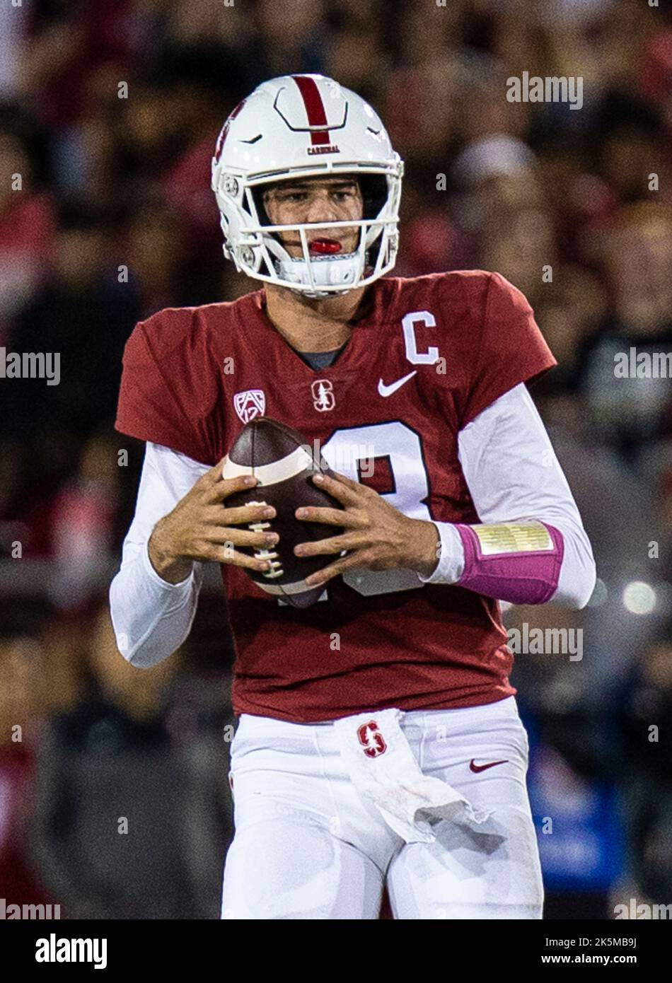 October 08 2022 Palo Alto, CA USA Stanford quarterback Tanner McKee (18 ...