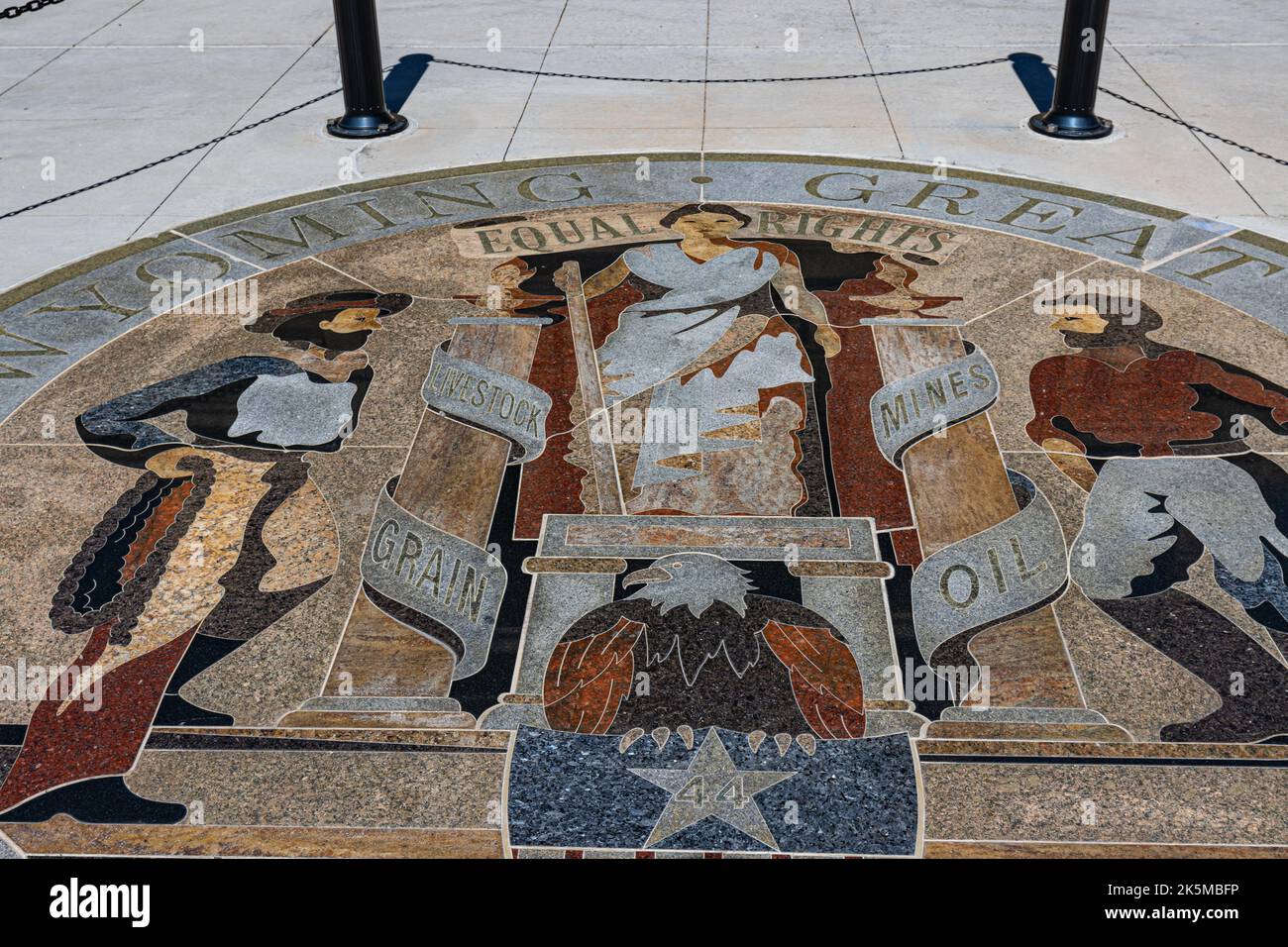 Wyoming State Seat at The State Capitol Building, Cheyenne, Wyoming ...