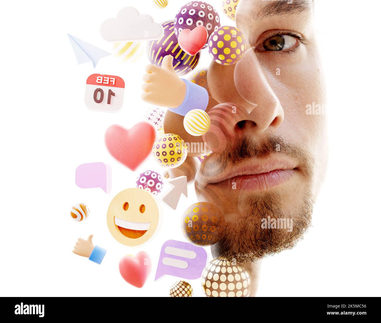 Social media effect hi-res stock photography and images - Alamy