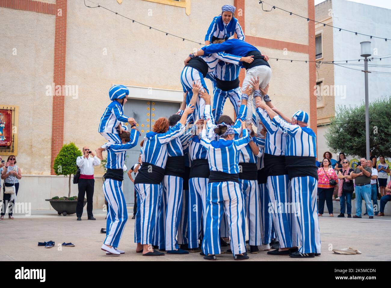 Plaza de la Iglesia, Rojales, Valencia, Spain. 9th Oct, 2022. On the ...