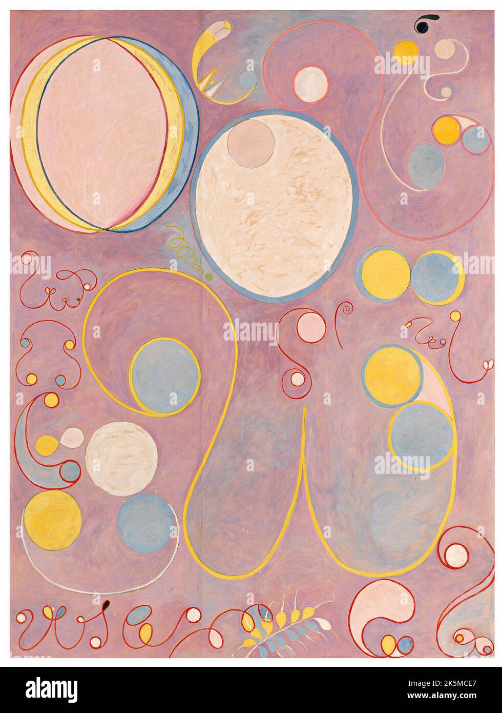 Hilma af Klint - The Ten Largest No. 8 - Adulthood - 1907 Stock Photo ...
