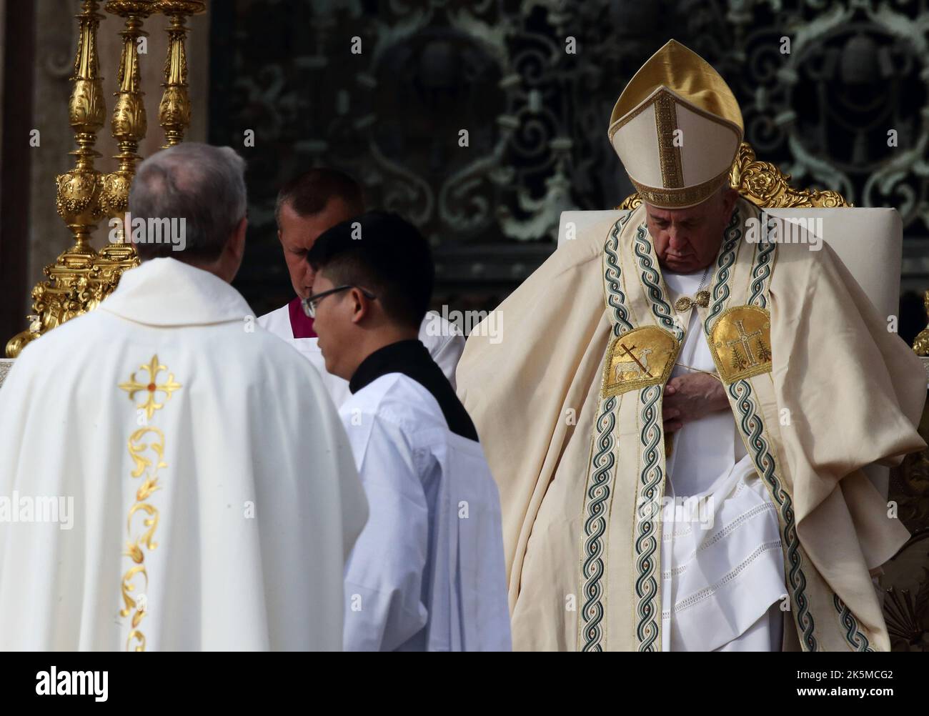 Vatican City, Vatican. 9th Oct 2022. October 9 2022 - POPE FRANCIS ...