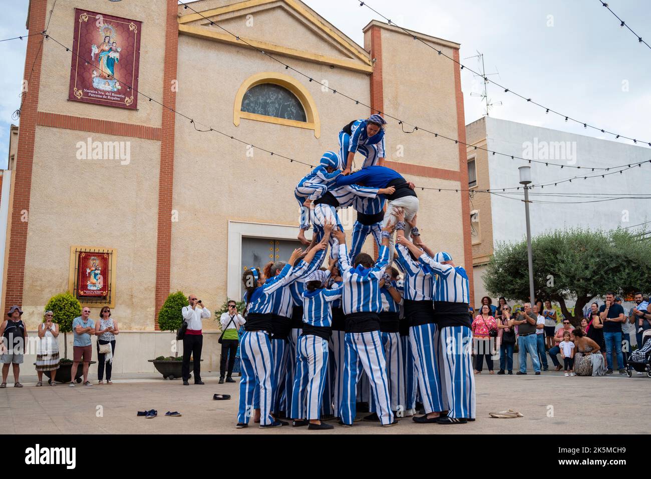 Plaza de la Iglesia, Rojales, Valencia, Spain. 9th Oct, 2022. On the ...