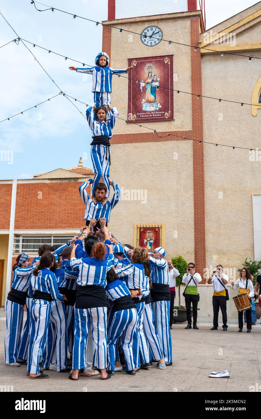 Plaza de la Iglesia, Rojales, Valencia, Spain. 9th Oct, 2022. On the ...
