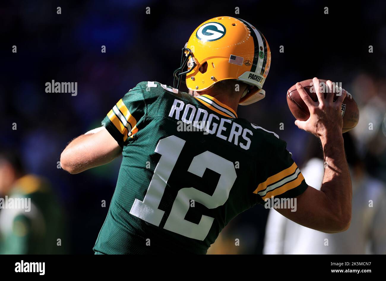 during the NFL International match at Tottenham Hotspur Stadium, London ...