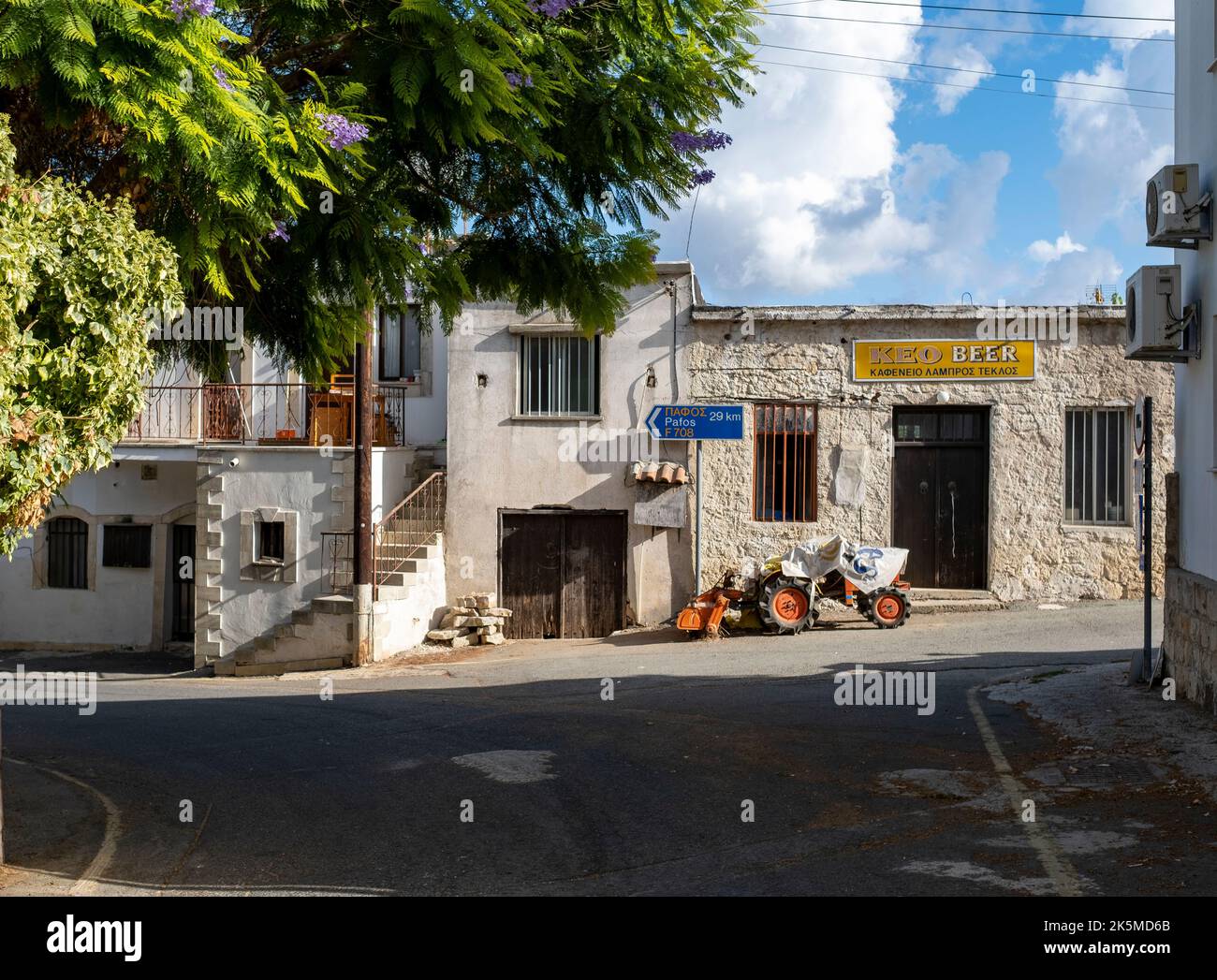 Pano Arodes village centre situated on the Laona plateau. Paphos ...
