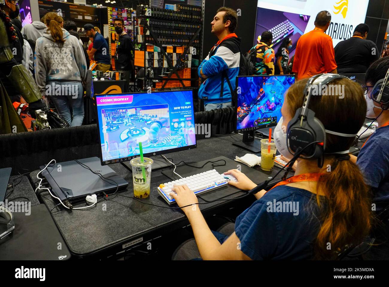 10/0802022 New York City, NY Comic Con Gaming Area during Comic Con New ...