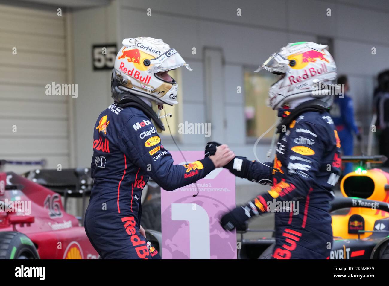 Suzuka, Japan. 9th Oct, 2022. Red Bull Racing's Dutch driver Max ...