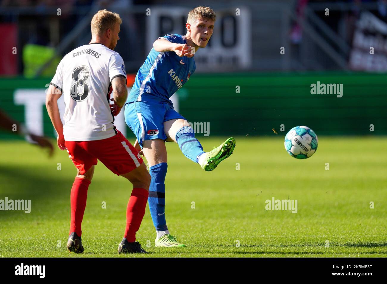 UTRECHT - Maxim Dekker of AZ during the Dutch Eredivisie match between ...