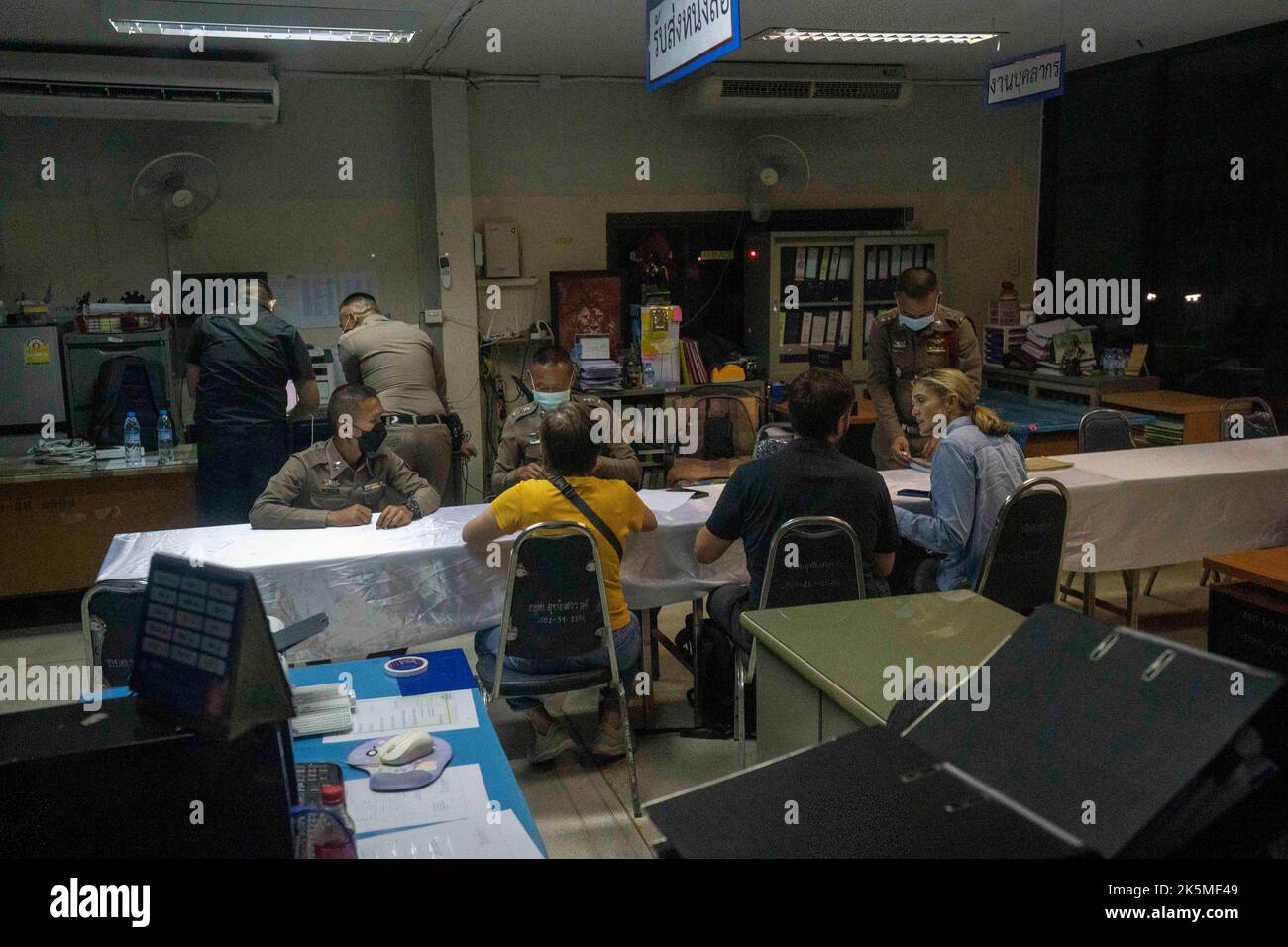 October 9, 2022, Uthai Sawan, Nong Bua Lamphu, Thailand: CNN reporter ...