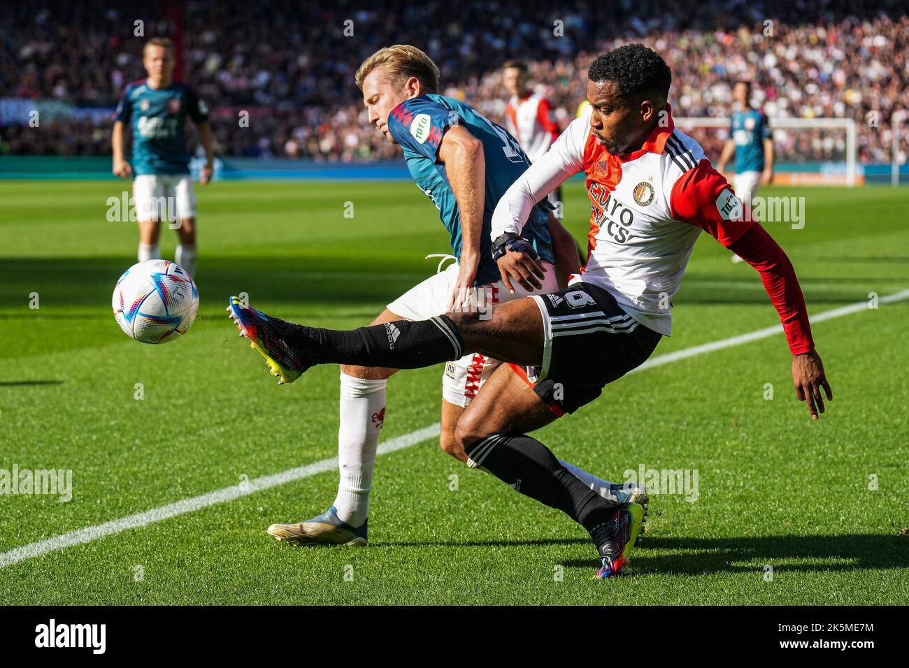Rotterdam - Michel Vlap of FC Twente, Quinten Timber of Feyenoord ...