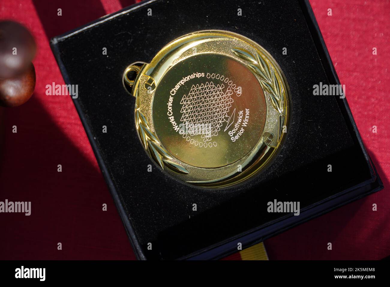 One of the medals for the annual World Conker Championships at the ...