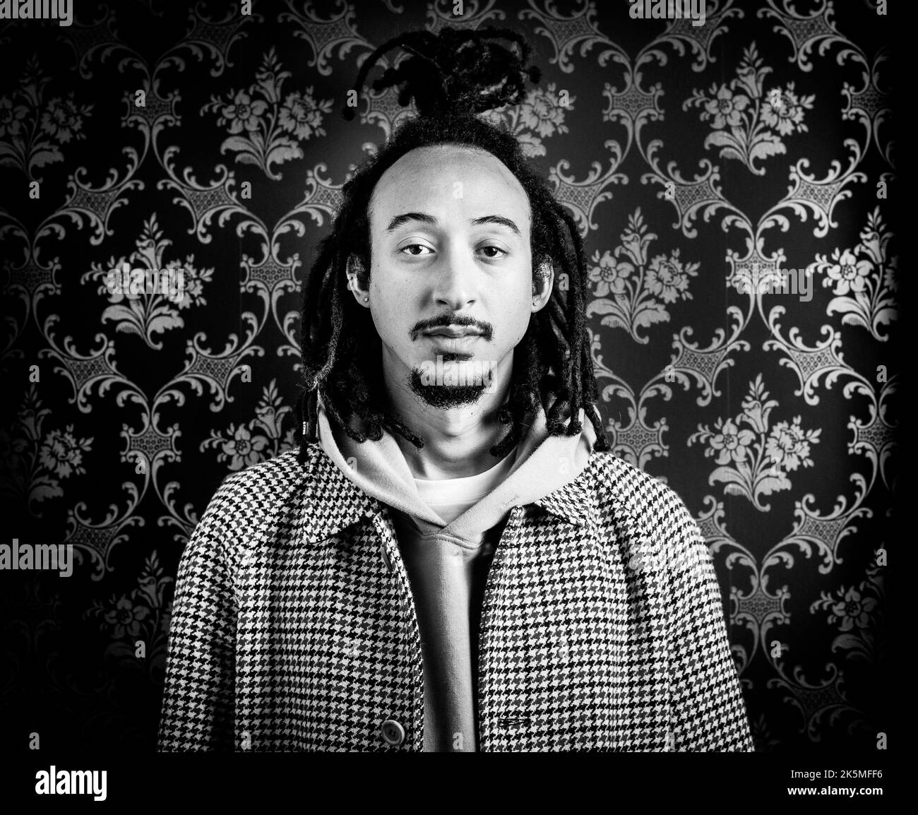 Paris, France, June 24, 2021. US jazz trumpeter Theo Croker poses in ...