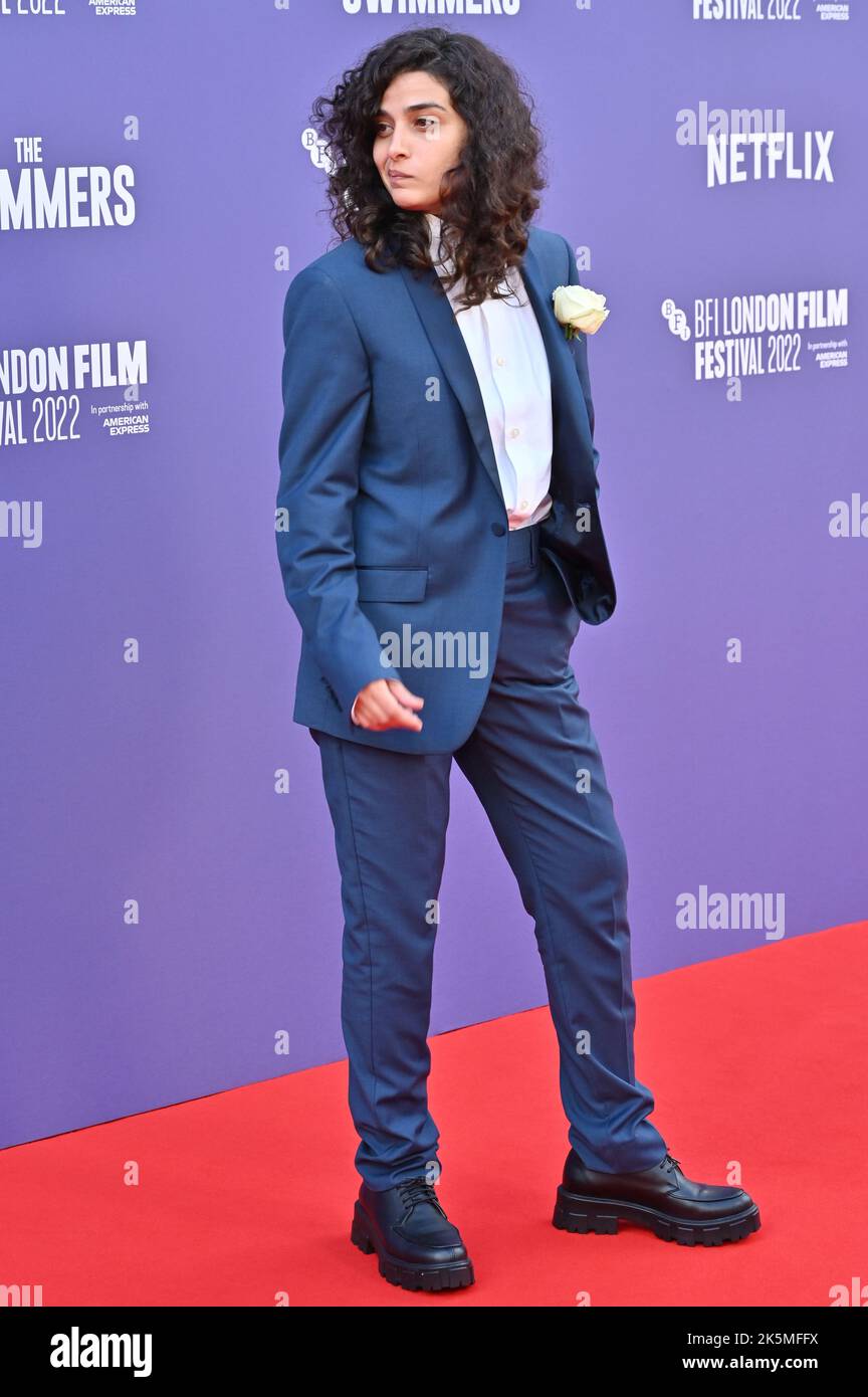 London, UK. 9th Oct 2022. Nathalie Issa attend The Swimmers - UK ...