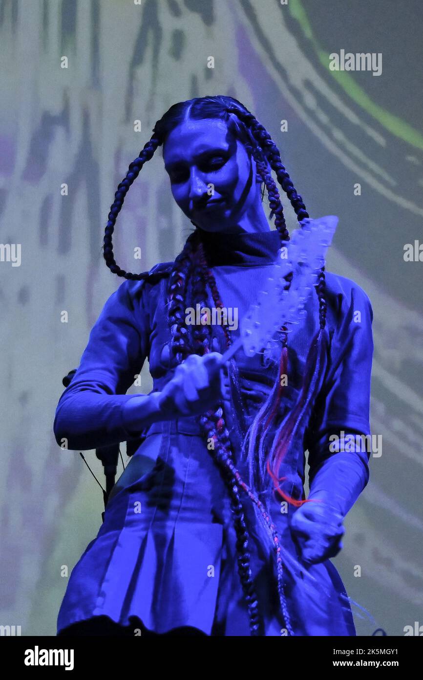 Nava during the Concert at Roma Europa Festival 2022 on October 8, 2022 ...