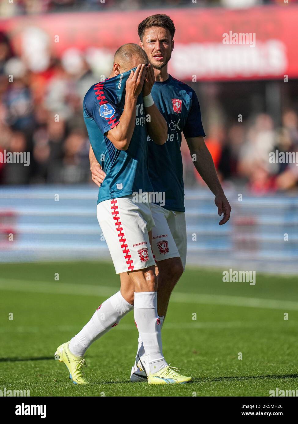 Rotterdam - Vaclav Cerny of FC Twente leaves the pitch after a red card ...