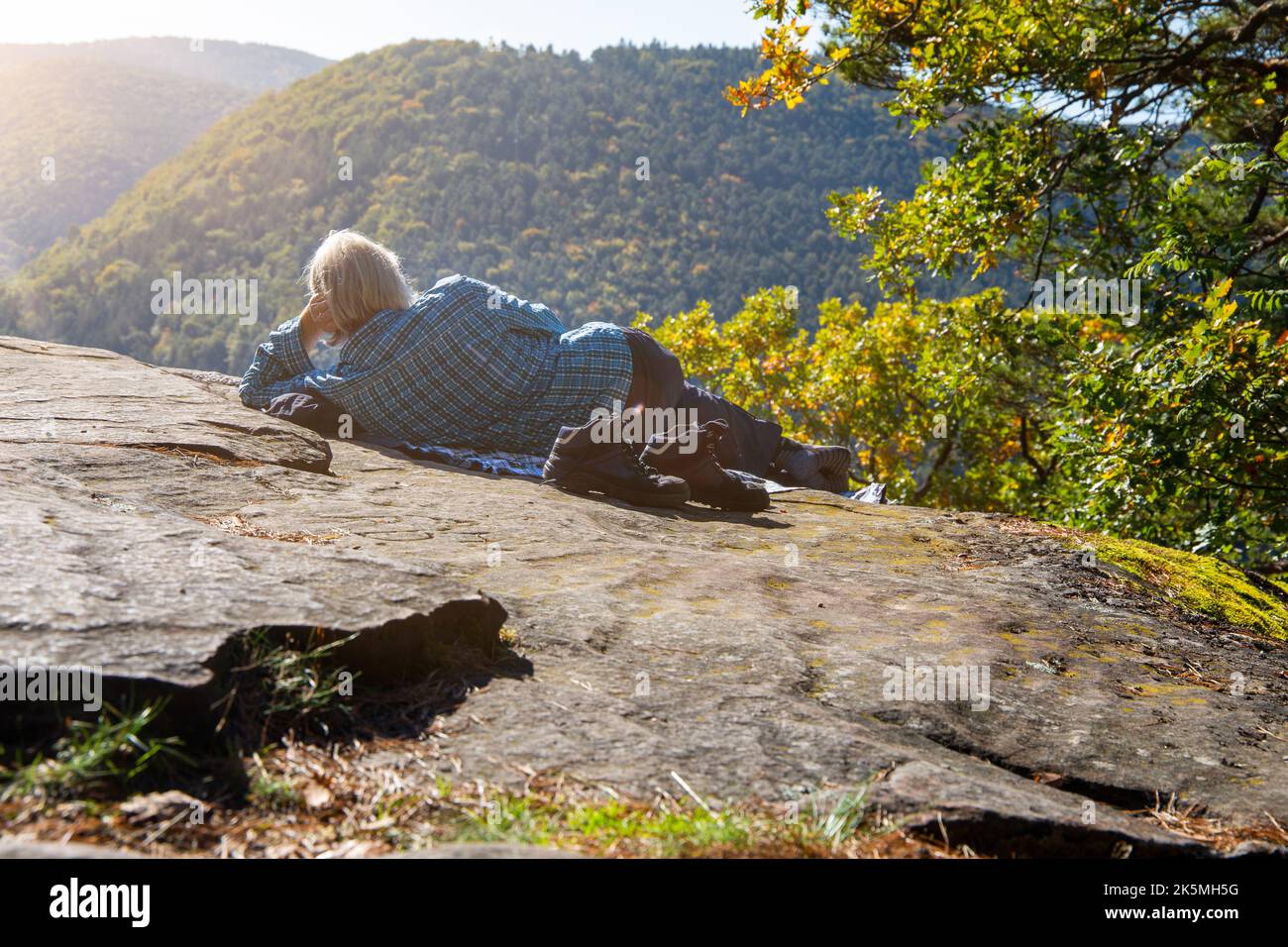 Basking in the sun on a mountain hi-res stock photography and images ...